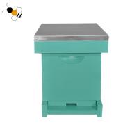 China Bee Hive Equipment China Fir Painted Langstroth Nuc Box Wooden Bee Hive for sale