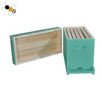 China Bee Hive Equipment China Fir Painted Langstroth Nuc Box Wooden Bee Hive for sale