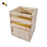 China Galvanized Lid 20mm Thickness Fir Unassembled Bee Hive for sale