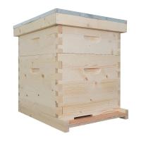 China Unassembled Fir 24mm Thickness Dadant Beehive 17cm Height for sale