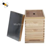 China 8 Frame Metal Roof 20mm Pine Australian Beehive242mm Height for sale