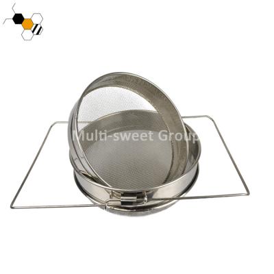 China 304SS Double Filters 16 Mesh 30 Mesh Honey Strainer for sale
