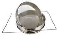 China 304SS Double Filters 16 Mesh 30 Mesh Honey Strainer for sale
