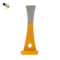 China Stainless Steel Painted Yellow Hive Tool 24cm Length for sale