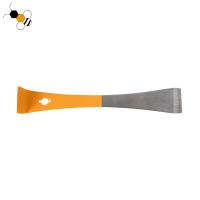 China Stainless Steel Painted Yellow Hive Tool 24cm Length for sale