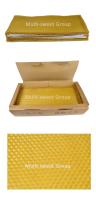 China Yellow Color OEM Beeswax Foundation Sheets With Hexagonal Cells for sale