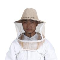 China Fiber Veil Combo Elastic Band Beekeeper Cowboy Hat for sale