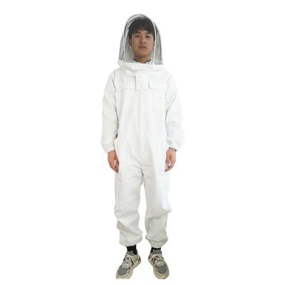 China Cotton Beekeeping Protective Clothing Fireproofing Net Hooded Coveralls for sale
