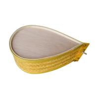 China Yellow Color Natural Bamboo Bee Hive 7.9 Inch Height for sale