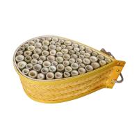 China Yellow Color Natural Bamboo Bee Hive 7.9 Inch Height for sale