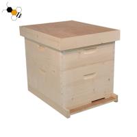 China Bee Farm Langstroth Two Layers Wooden Beehives 20mm for sale