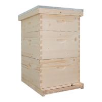 China Unassembled Three Layers Pine Wood Beekeeping Hive ODM for sale