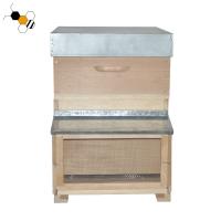 China 8 Frames Fir Wood Beehive Corrosion Resistant Honey Farming Box for sale