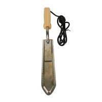 China Scrape Stainless Steel Heated Uncapping Knife With Wood Handle for sale