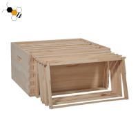 China Knot Free Pine Wood Beehive Frames Uncoated For Put Beeswax Sheet for sale