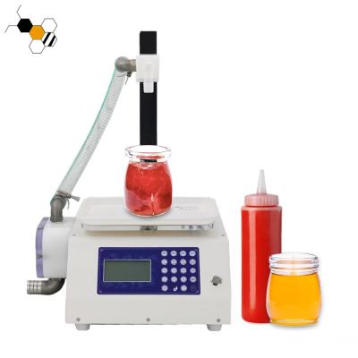 China Weighing 360Bottles/H Honey Bottle Filling Machine 220V for sale