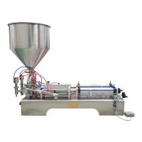 China 220v Double Head Liquid Filling Machine 100ml Honey Bottle Filling Machines for sale