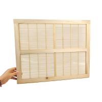 China 8 Frame Queen Rearing Fir Wooden Queen Excluder 51*41cm for sale