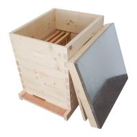 China Fir Dadant Beehive 24mm Beekeepers Unassembled Bee Hive for sale