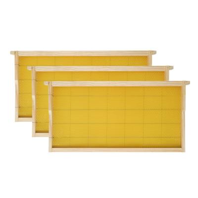 China 48.3*44.8*23.2cm Langstroth Frame With Wax Foundation Sheet for sale