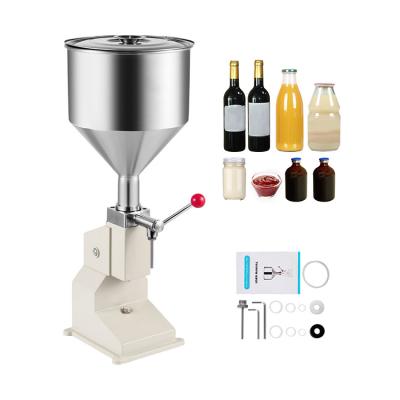 China Manual Honey Processing Machine 12L Hopper Bottling Filling Machine for sale