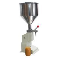 China Manual Honey Processing Machine 12L Hopper Bottling Filling Machine for sale