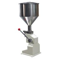 China Manual Honey Processing Machine 12L Hopper Bottling Filling Machine for sale
