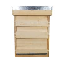 China Crown Board National Bee Hive 3 Layers 11 Frame With Metal Roof for sale