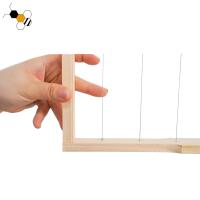 China Wired Langstroth Bee Frame OEM Knot Free Pine Beekeeping Frame for sale