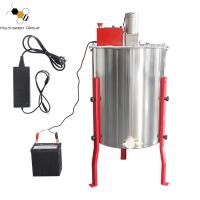 China Beekeeping 4 Frames Honey Extractor 140W DC Electric Honey Extractor for sale