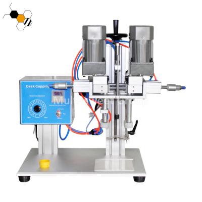 China Pneumatic SS Capping Honey Bottle Sealing Machine Positioning for sale