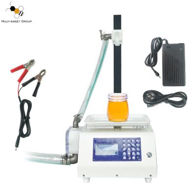 China Bottle Filling Machine 500g 470 Bottles/H Fully Automatic Honey Filling And Filtering Machine for sale