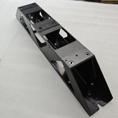 China Precision Machined Aluminum Parts Black Anodized for Mechanical Equipment 0.01mm Tolerance for sale