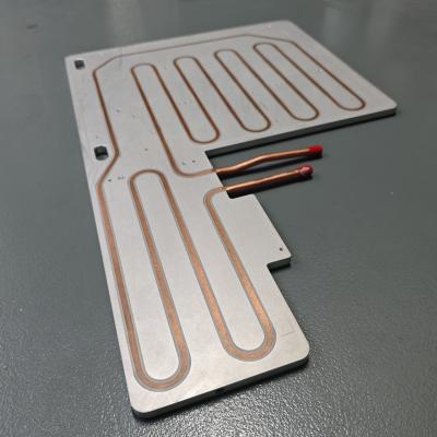 China Custom Cold Plates FSW Or Epoxy Filled Water Cooled Plate for sale