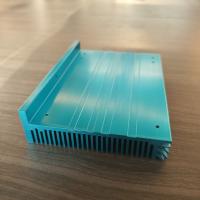 China CNC Machining Air Cooling Heatsink Anodized Aluminum 0.02mm Flatness for High Power Equipment for sale