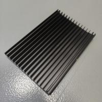 China Anodized Extruded Aluminum Heat Sink 200mm Width for Industrial Cabinet Cooling for sale