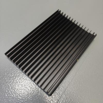 China Anodized Extruded Aluminum Heat Sink 200mm Width for Industrial Cabinet Cooling for sale