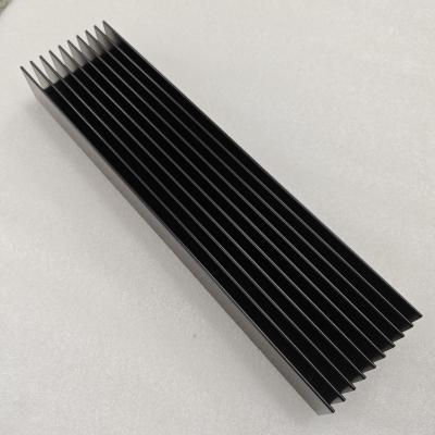 China Aluminum 6063 Heat Sink for Network Cabinet Telecom Equipment Extruded 0.1mm Fin Pitch for sale