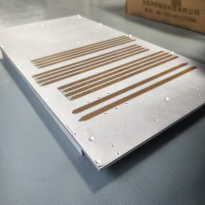 China Vacuum Brazed Aluminum Copper Cold Plate Heat Sink 200mm x 150mm for Industrial Power Electronics for sale
