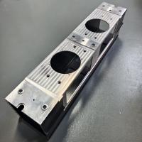 China CNC Machined Black Anodized Aluminum Frame for High-End Audio Amplifiers 19 Inch for sale