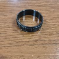 China Precision Turned Aluminum Lens Control Ring with Laser Engraved Markings for Optical Systems for sale