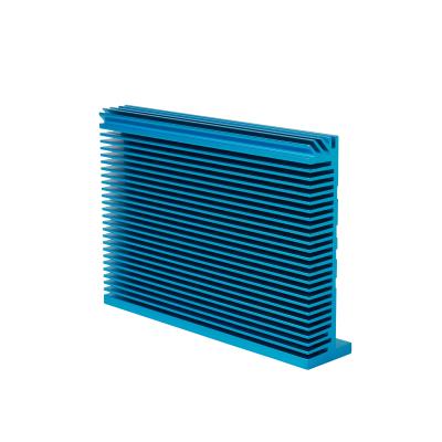 China CNC Machined Air Cooling Heatsink Anodized for High Power Equipment 200mm for sale