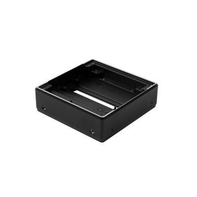 China Custom Precision CNC Machined Metal Parts Black Finish Aluminum Stainless Steel 0.01mm Tolerance for sale