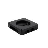 China Precision CNC Machined Metal Parts Black Finish Custom Design 0.01mm Tolerance for sale