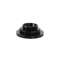 China Custom CNC Machined Turning Metal Parts Black Oxide Anodized Threaded Adapter 10mm for sale