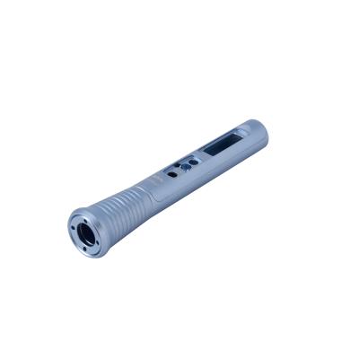China Light Blue Anodized Aluminum CNC Turned Parts Precision Machined Components 50mm Diameter for sale
