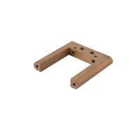 China CNC Machined Brass U-Bracket for Industrial Assembly High Precision Corrosion Resistant for sale