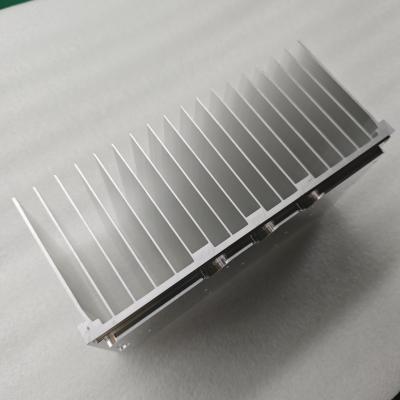 China Industrial Aluminum Heat Sink 6061 6063 Precision Extrusion Molding Anodized Surface CNC Milling for Electronic Cooling for sale