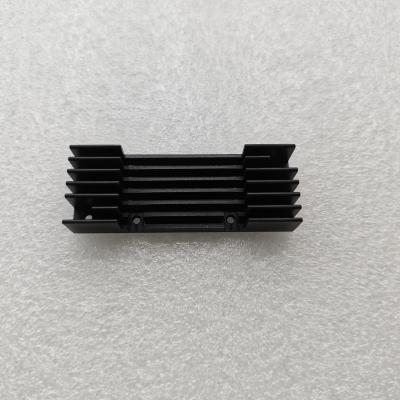 China Black Anodized Aluminum Heat Sink CNC Milling 0.02mm Flatness for New Energy Inverter for sale