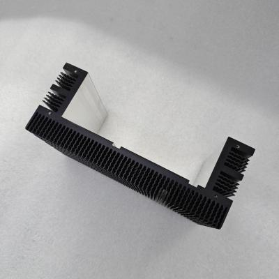 China Custom Aluminum Heat Sink Black Anodized for New Energy Inverter 0.02mm Flatness for sale